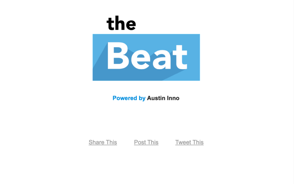 thebeat - Joshua Milne PR